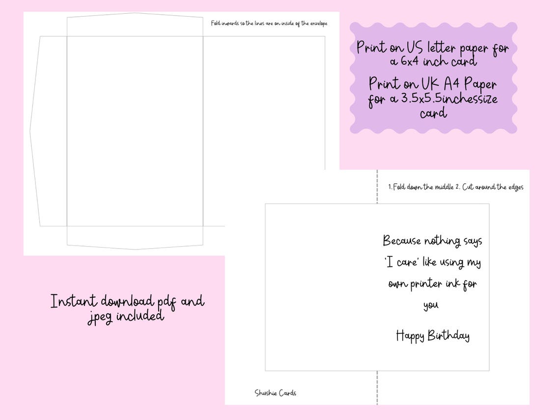 Printable Birthday Card Instant Download Birthday Card Funny Printable ...