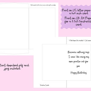 Printable Birthday Card Instant Download Birthday Card Funny Printable ...