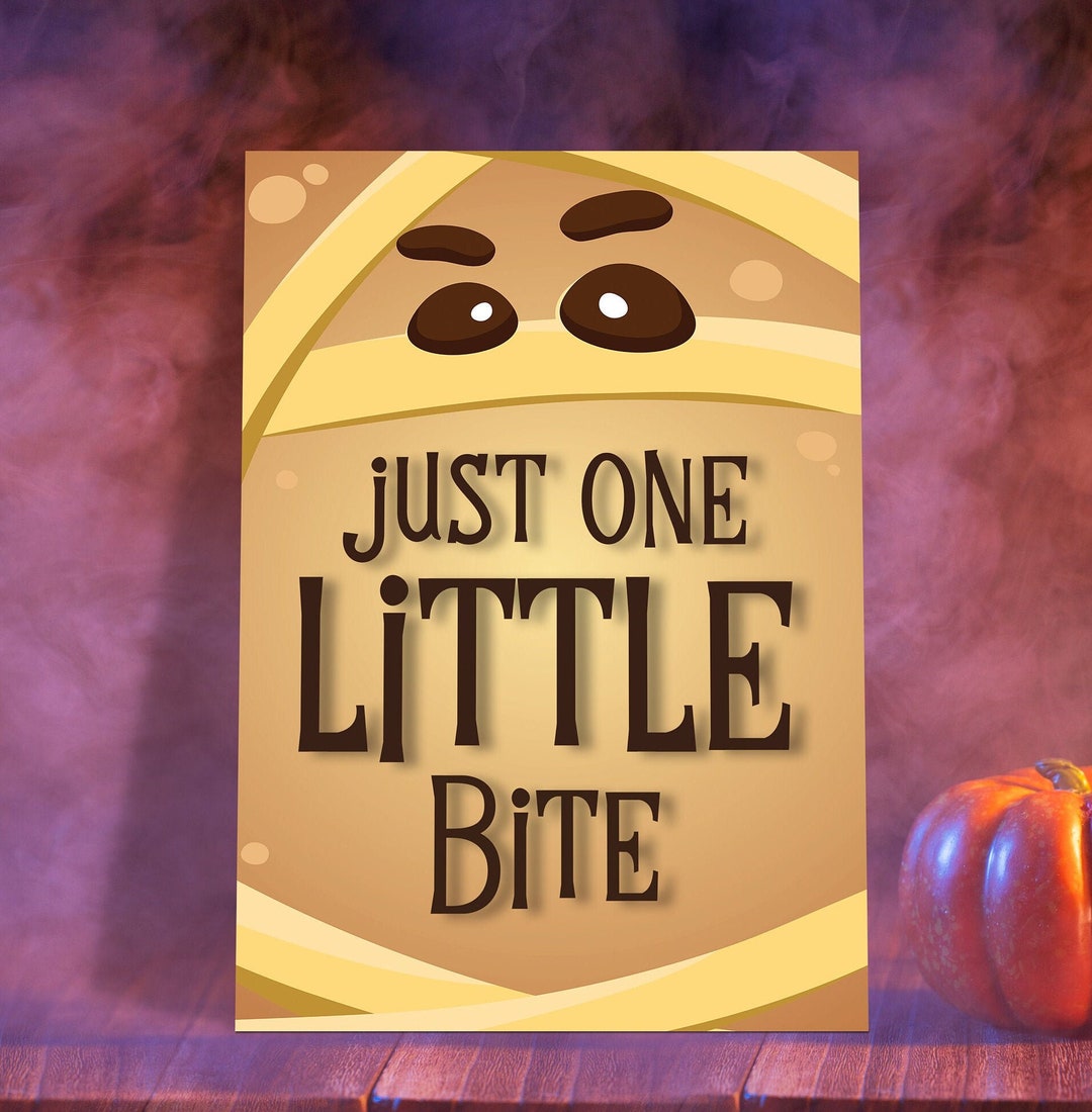 Mummy Halloween Party Sign Template Customize Text Halloween Party ...