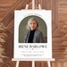 Editable Funeral Memorial Sign With Photo Memorial Funeral Sign ...