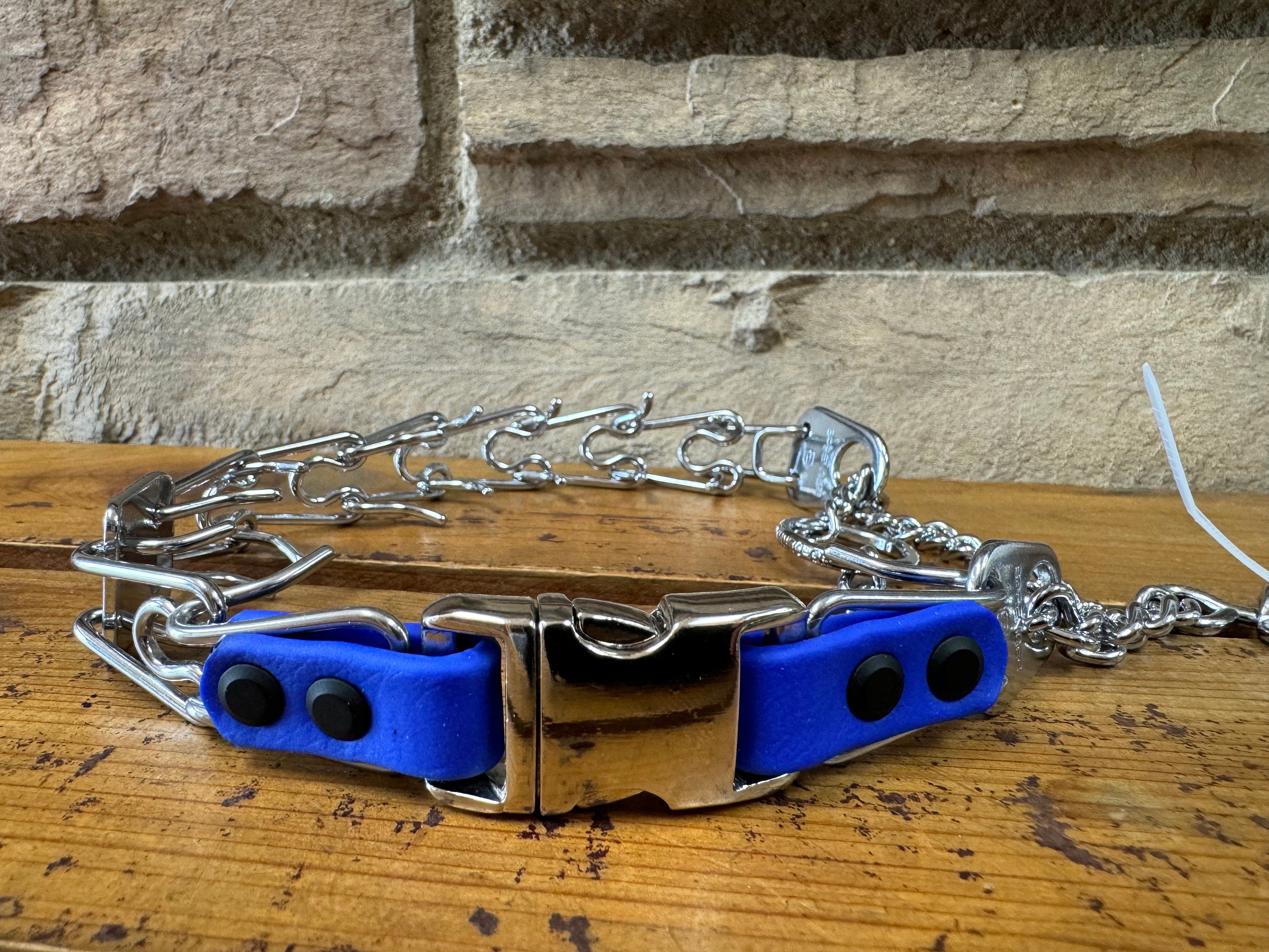 Custom Pinch Collar With Quick Release Buckle | 2.25 MM HS Prong Collar ...