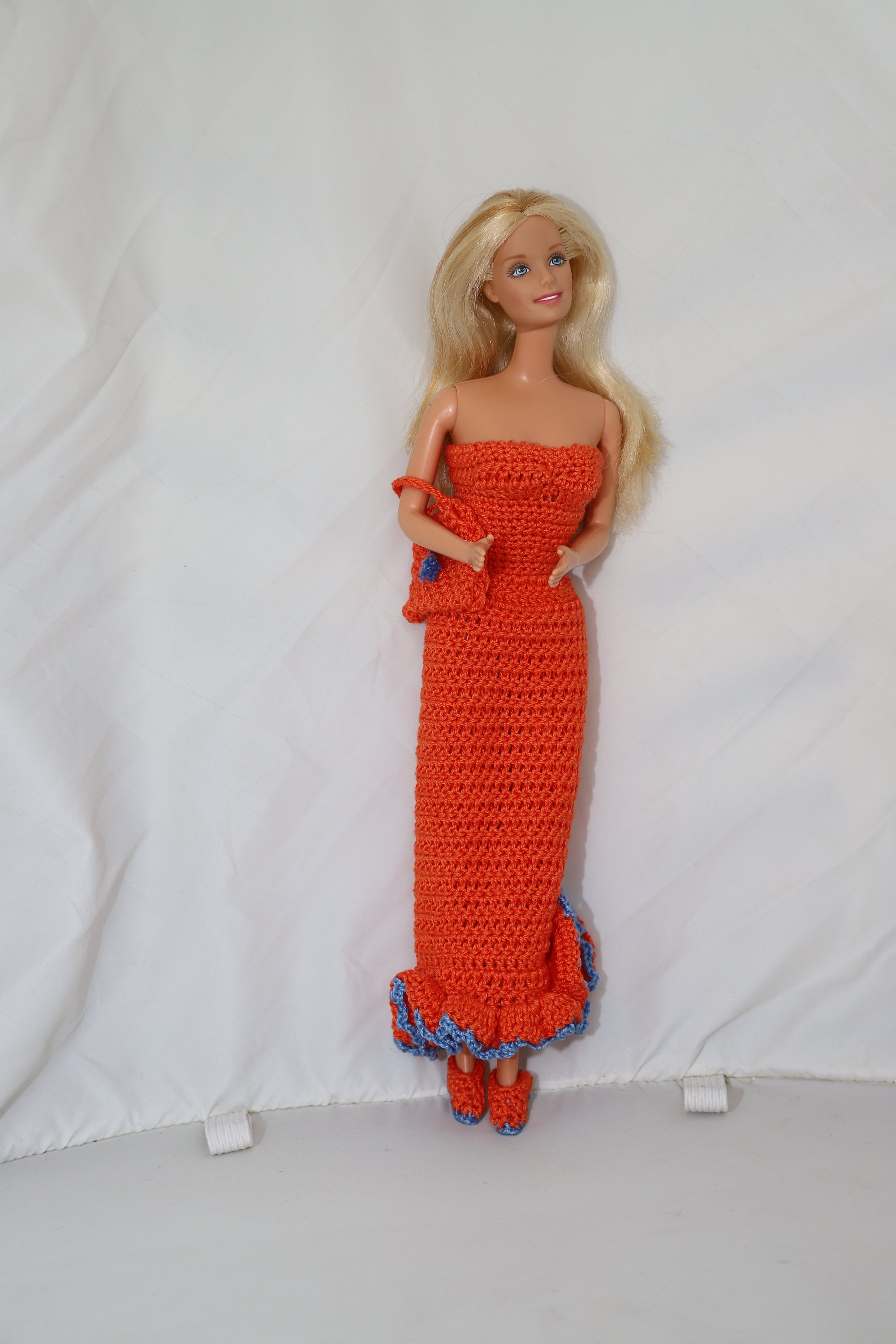 Barbie - Orange and Blue Clothes and Accessories Collection - Etsy