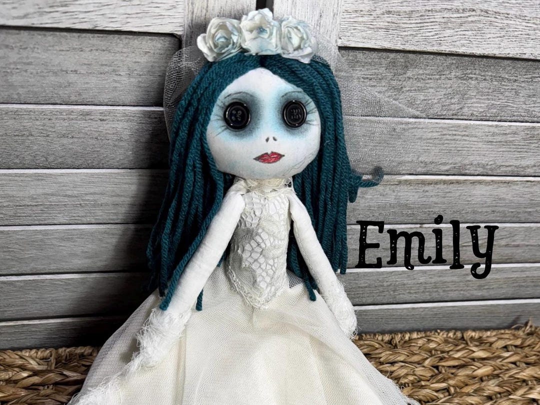 Emily. Gothic Doll, Hand Made Doll, OOAK, Unique Design Doll, Cute Doll ...