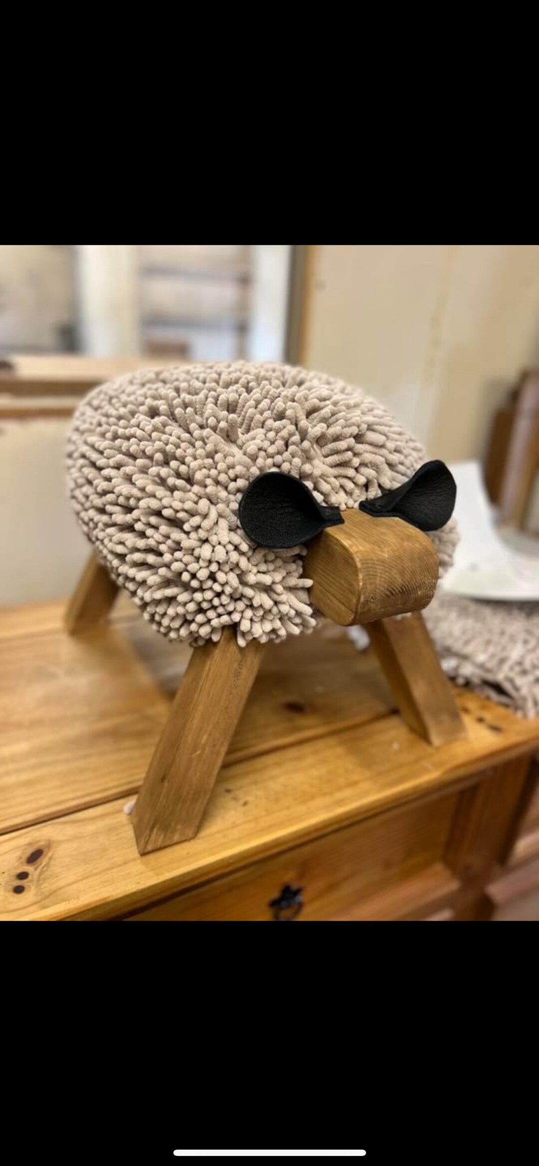 Sheep Footstool - Etsy UK