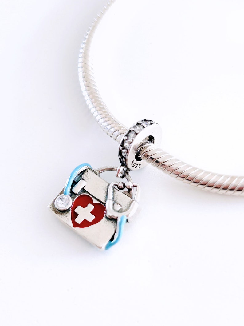Nurse Charms for Bracelet, Sterling Silver Charm, Doctor Charms, 925 Sterling Silver, Gifts for ...