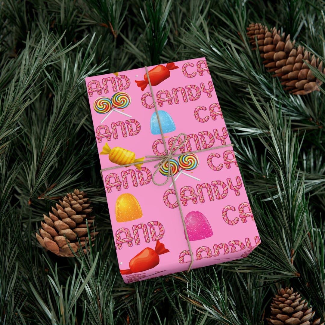 Candy Land Gift Wrap Papers, Colorful Wrapping Paper for Birthdays ...