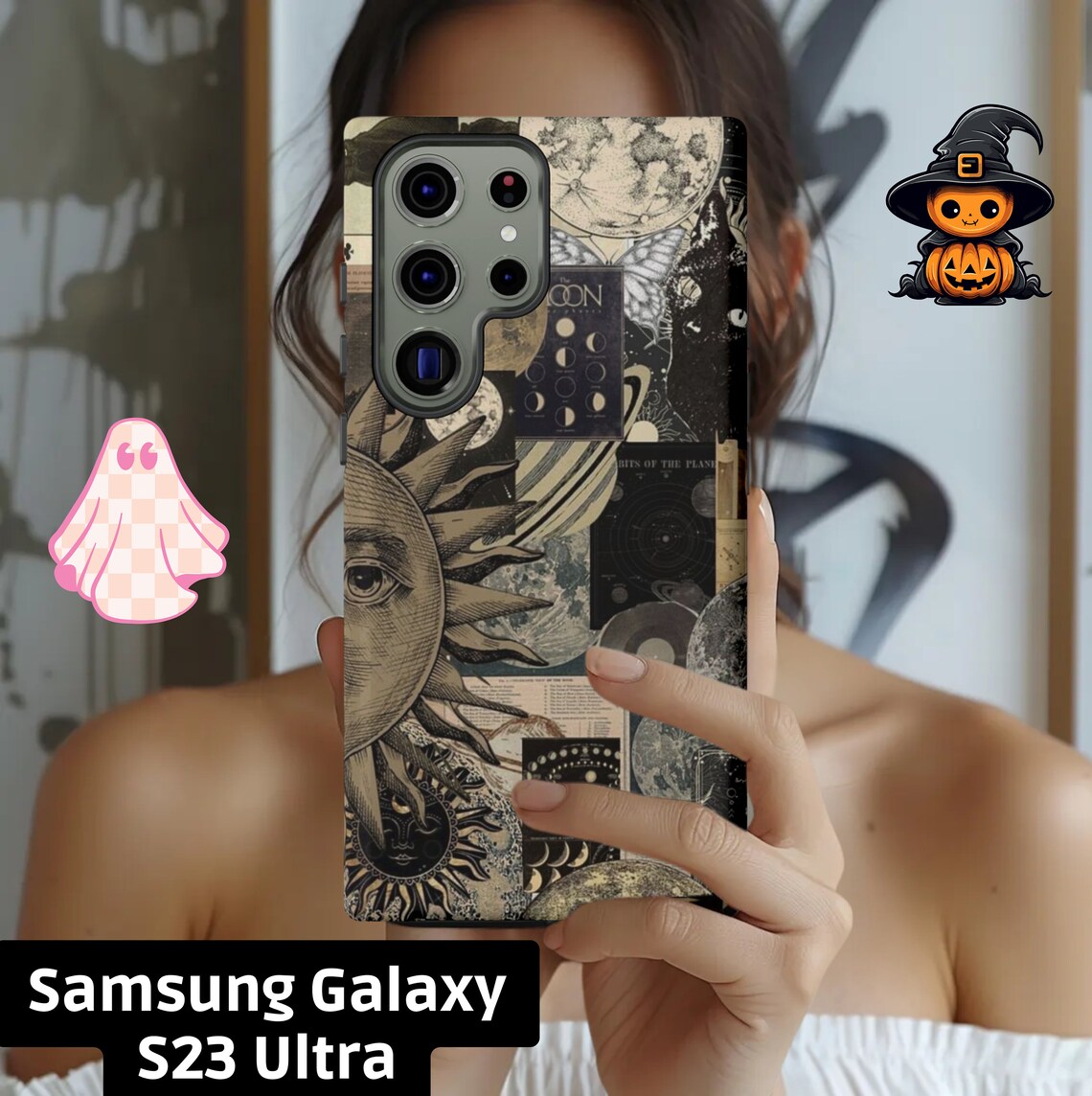 Dark Academia Aesthetic Collage Phone Case Cover, Autumn Phone Case ...