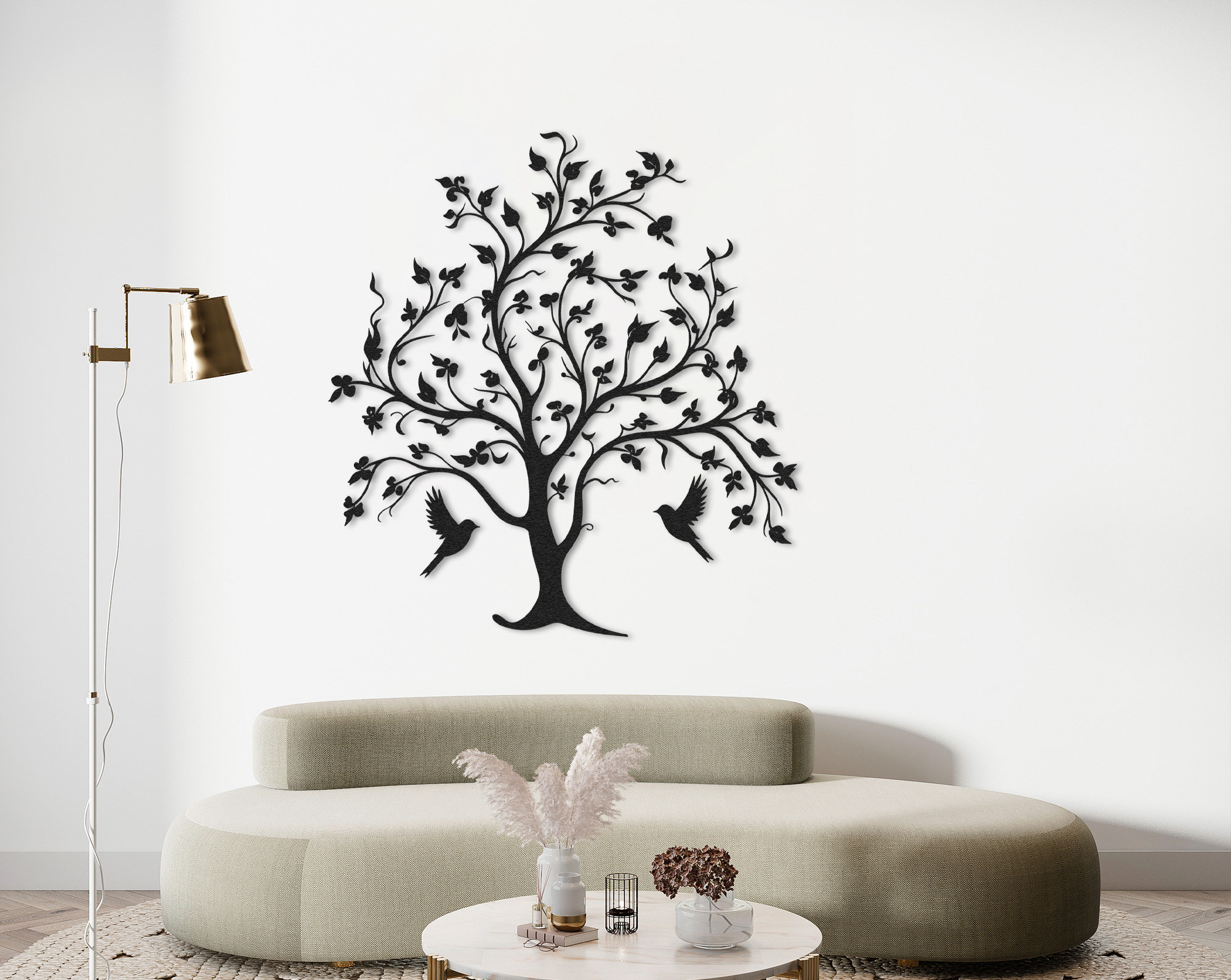 Metal Wall Decor, Metal Tree Wall Art, Tree of Life Decoration, Home ...