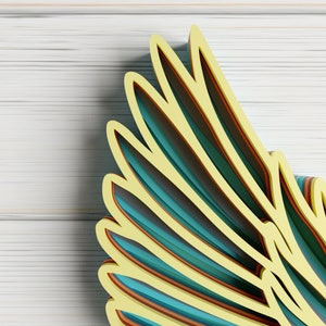 Multi-layered American Eagle SVG DXF for Cricut Projects Silhouette ...