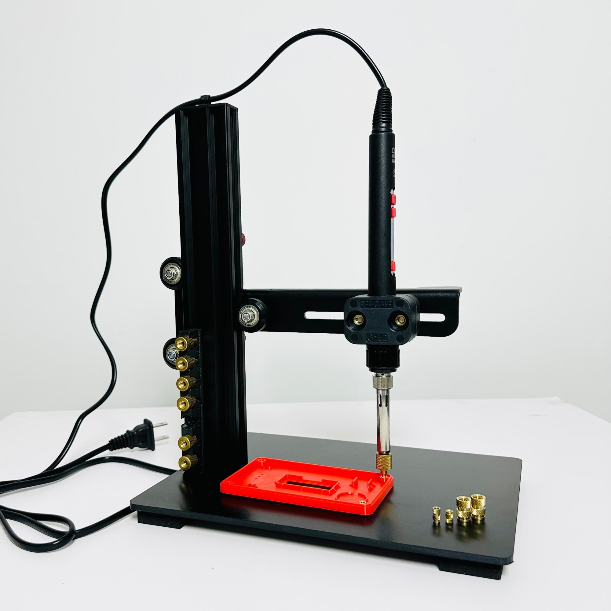 Heat Insert Press 3D Printing Tool for M2, M2.5, M3, M4, M5, M6, M8 Threaded Inserts Soldering ...