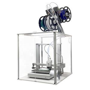 3D Printer Enclosure for Bambu Lab A1, Cutout for Vent System, LED ...