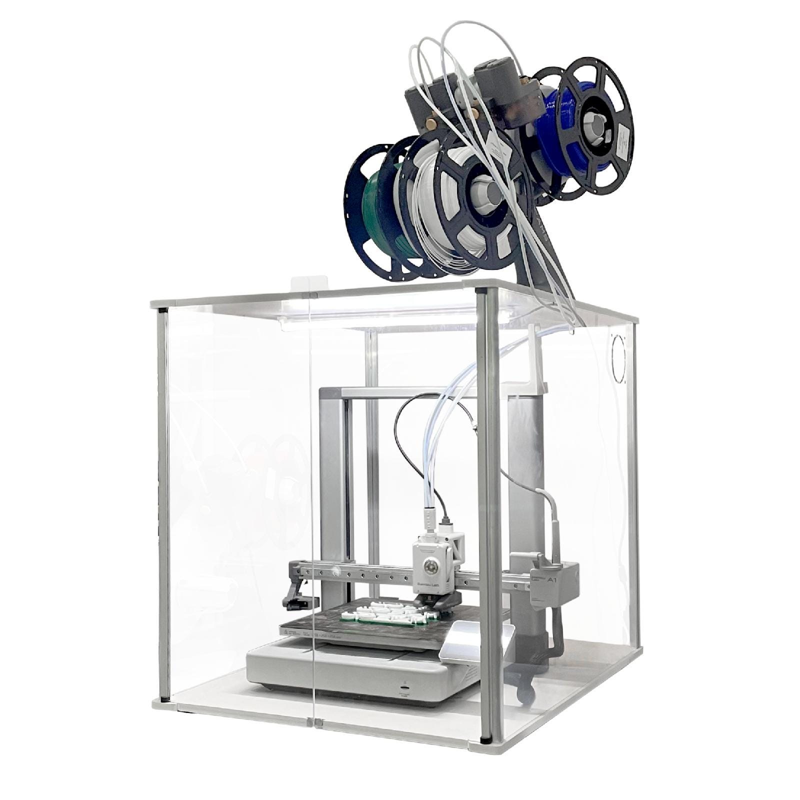 3D Printer Enclosure for Bambu Lab A1, Cutout for Vent System, LED ...