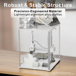 3D Printer Enclosure for Bambu Lab A1 Mini, Cutout for Vent System, LED ...