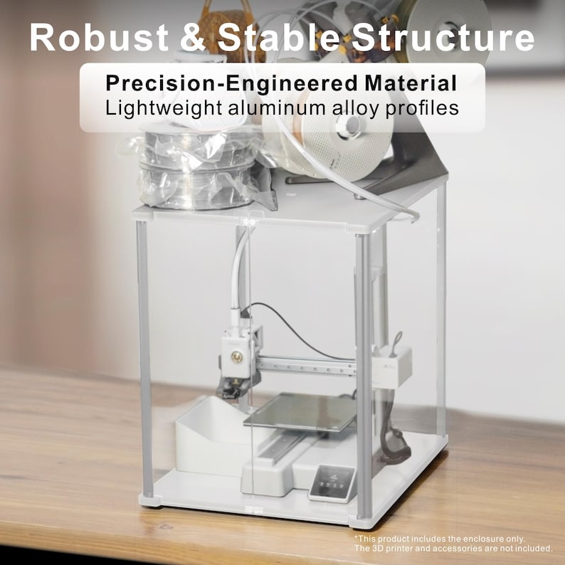 3D Printer Enclosure for Bambu Lab A1 Mini, Cutout for Vent System, LED ...