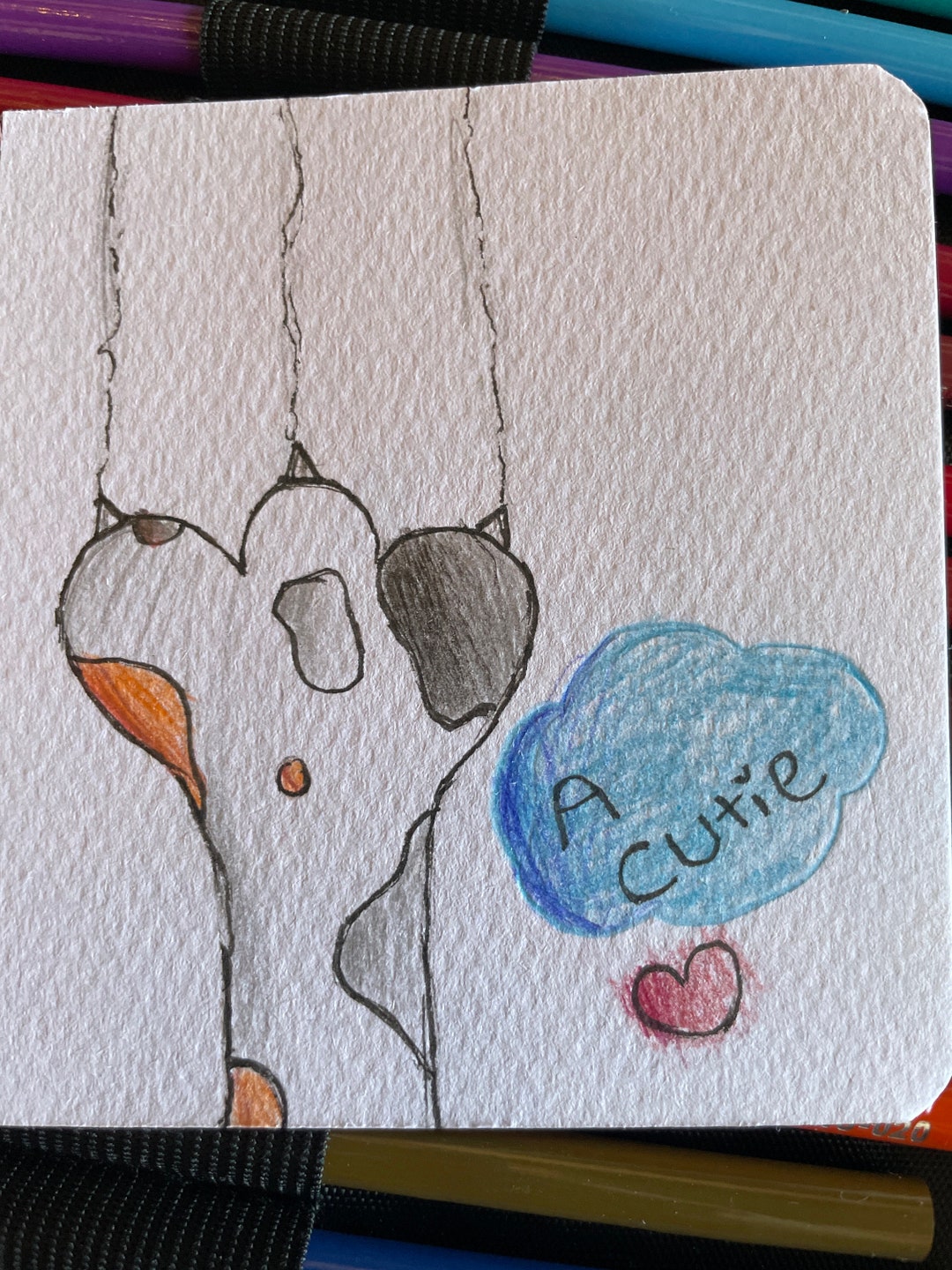 A Cutie Drawing - Etsy