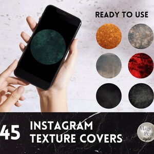 45 Textures Instagram Highlight Covers, Sober Instagram Story Highlight ...