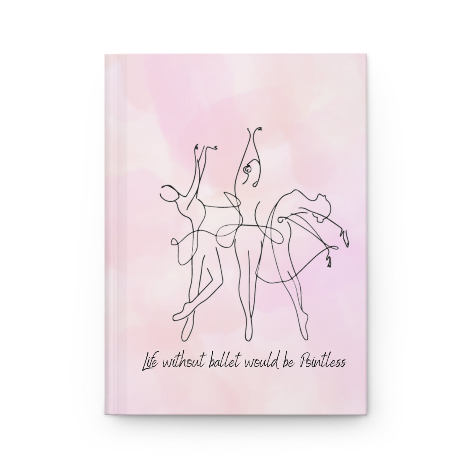 Pink Ballerina Notebook, Ballerina Diary, Ballet Journal, Ballet Dancer ...