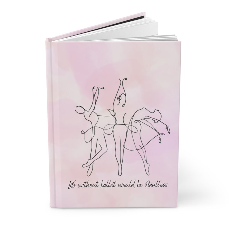 Pink Ballerina Notebook, Ballerina Diary, Ballet Journal, Ballet Dancer ...