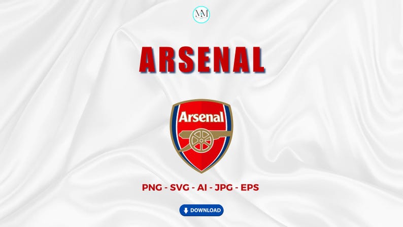 ARSENAL Logo ,png , Svg , Eps , Jpg , Ai, Digital Download , File ...