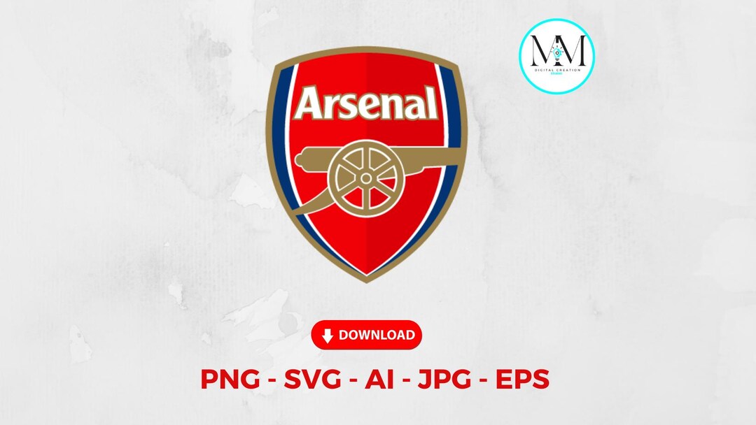 ARSENAL Logo ,png , Svg , Ai , Jpg , Digital Download , File Digital ...