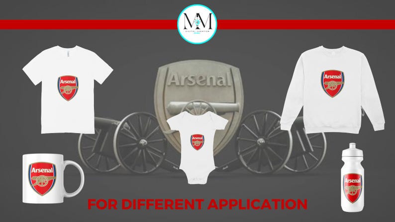 ARSENAL Logo ,png , Svg , Eps , Jpg , Ai, Digital Download , File ...