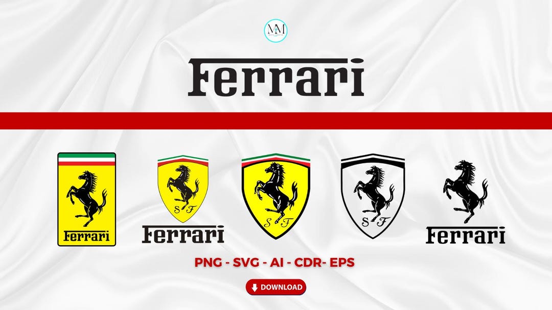 Logotipo FERRARI, arquivo digital png, svg, eps, cdr, ai, download ...