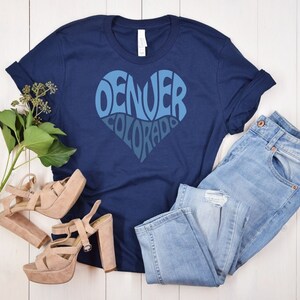 Denver Colorado Word Art in Heart Shape SVG Cut File - Etsy