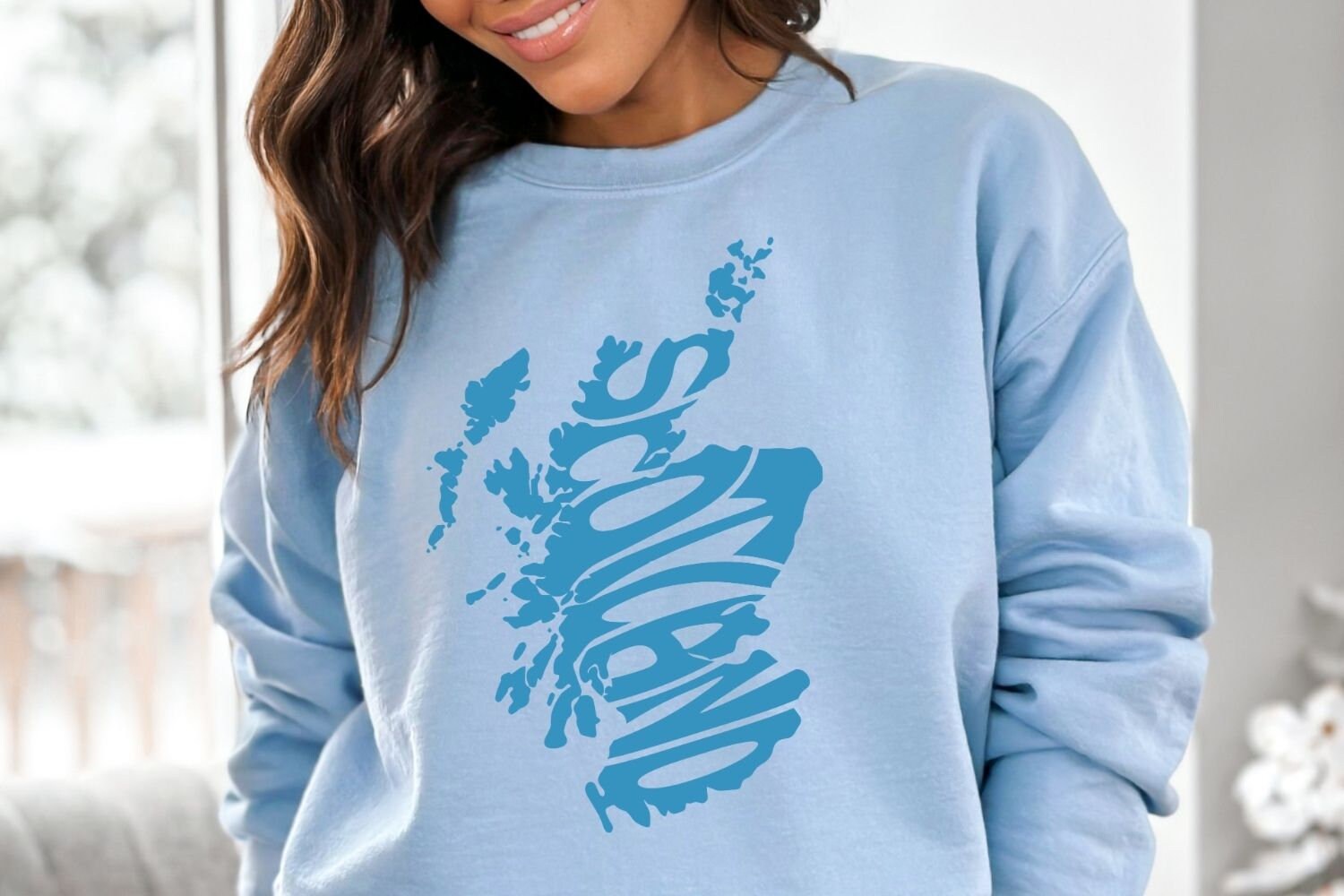 Scotland Typography Country Shape SVG Cut File - Etsy