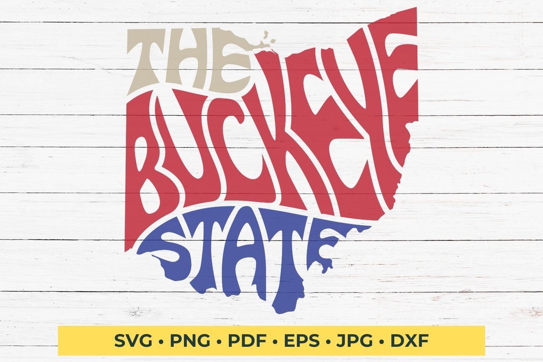 Ohio the Buckeye State SVG Cut File - Etsy