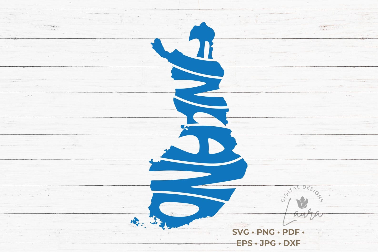 Finland Word Art SVG Cut File - Etsy