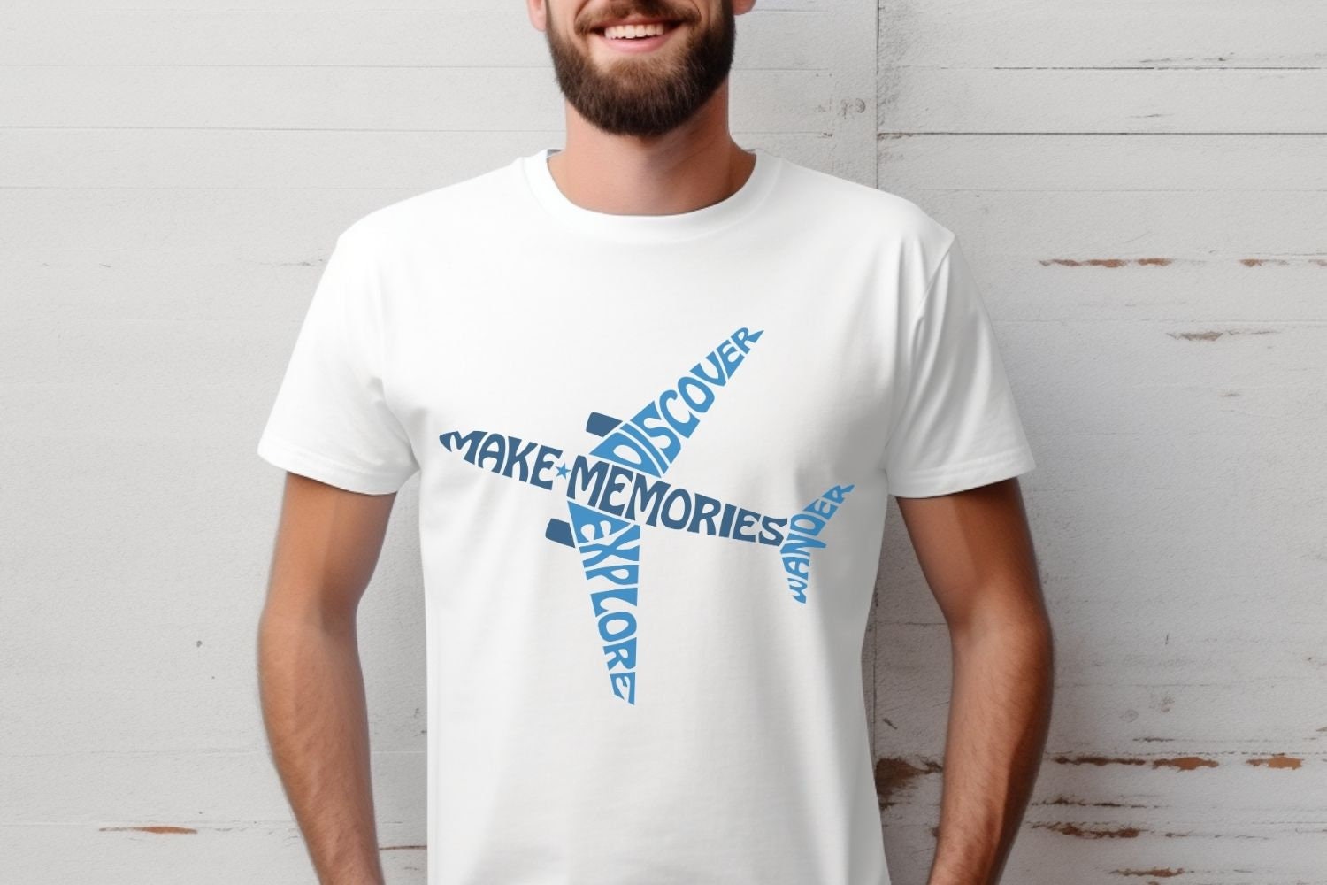 Wanderlust Airplane Travel Word Art - Etsy