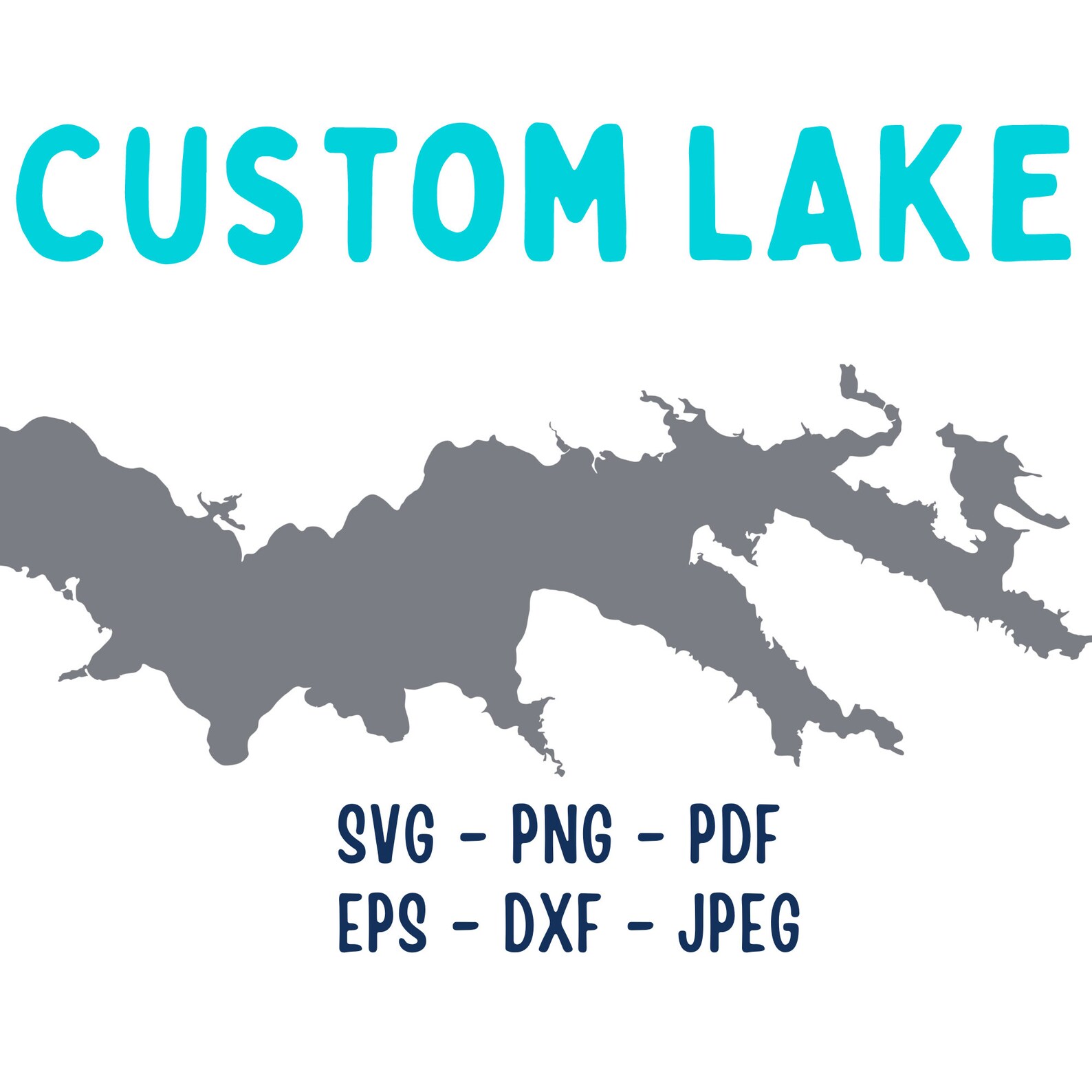 Custom Lake SVG PNG for Cutting, Engraving, Crafting - Etsy
