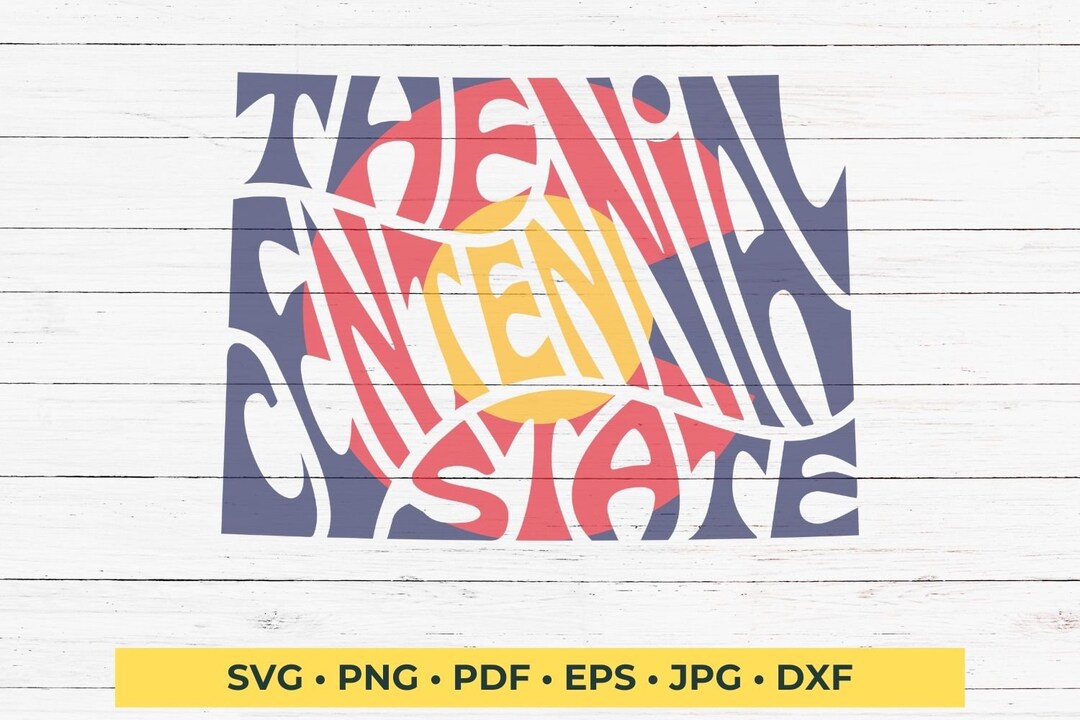 Colorado the Centennial State SVG Cut File - Etsy