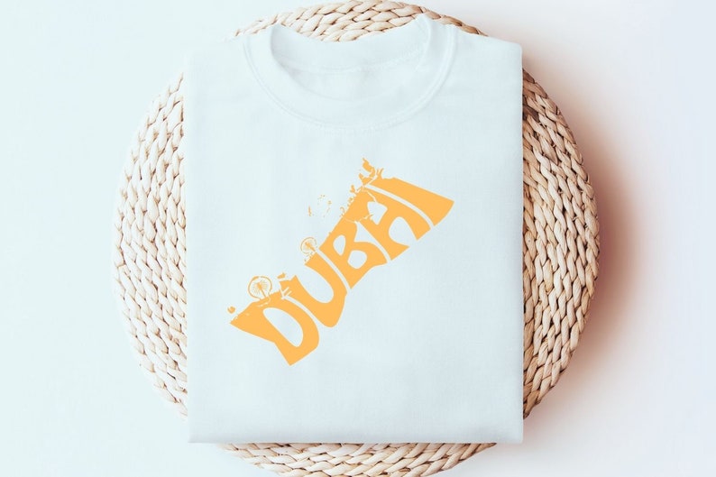 Dubai Word Art in Country Shape SVG Cut File - Etsy