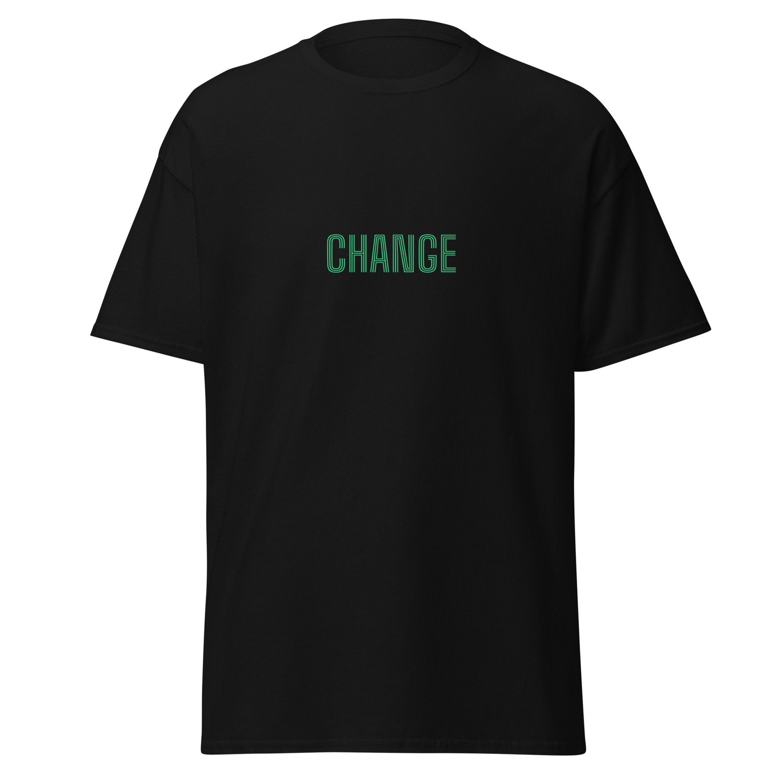 White Tshirt, Change Prints T Shirt, Front Back Print Tshirt, Positive ...