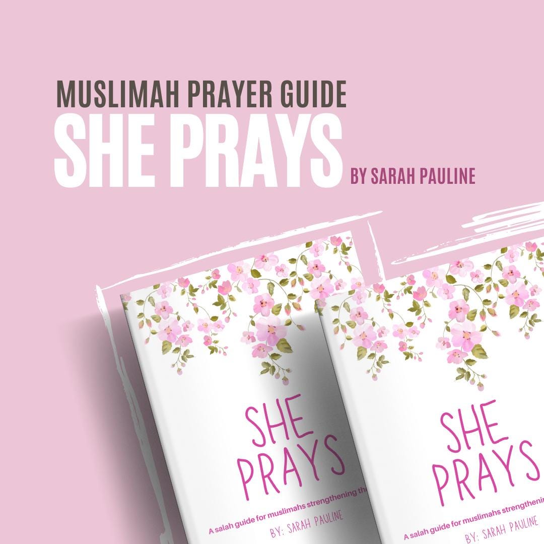 Muslim Prayer Guide for Women & Girls - Etsy