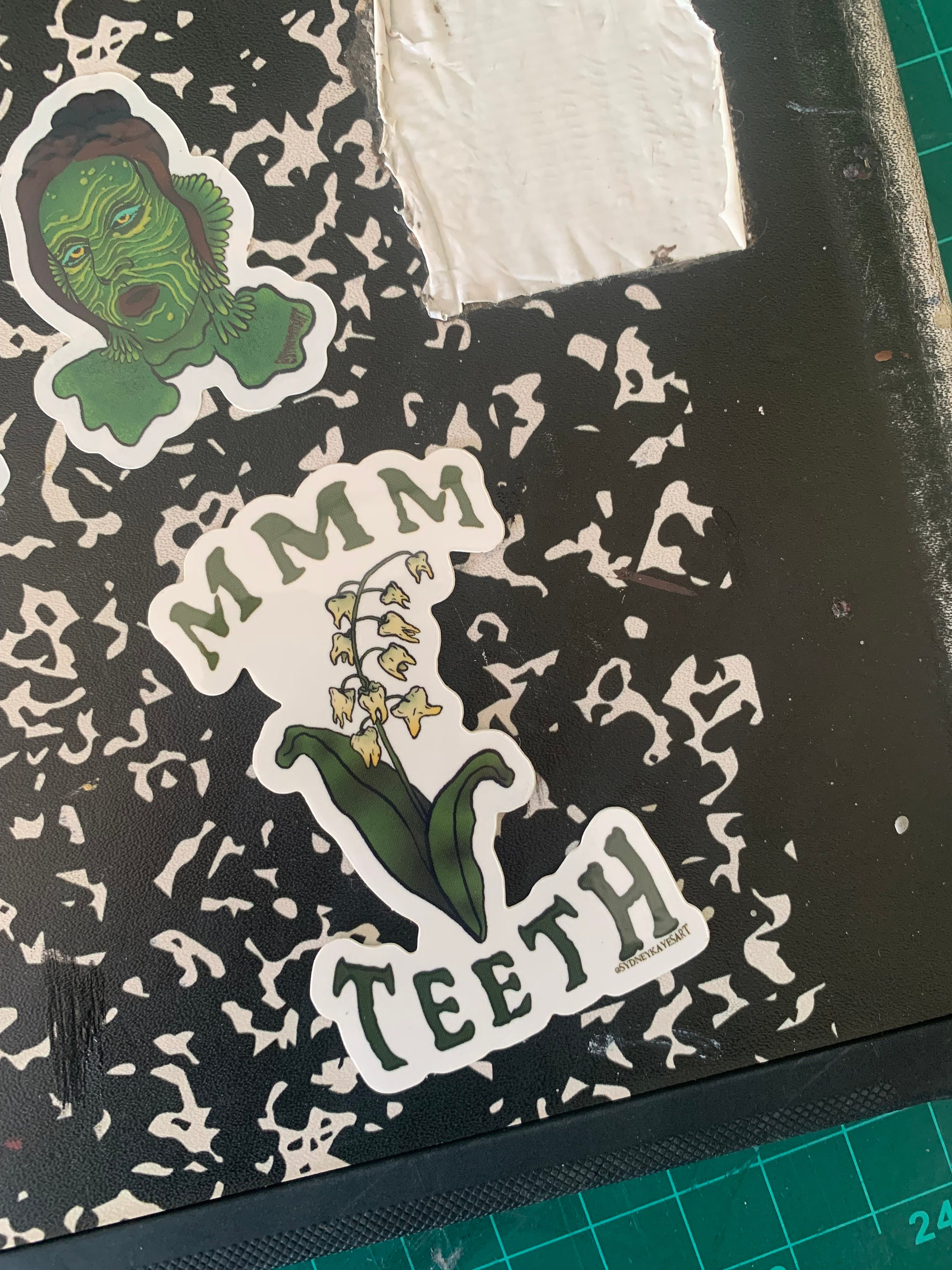 Mmm Teeth Lily of the Teeth Sticker - Etsy