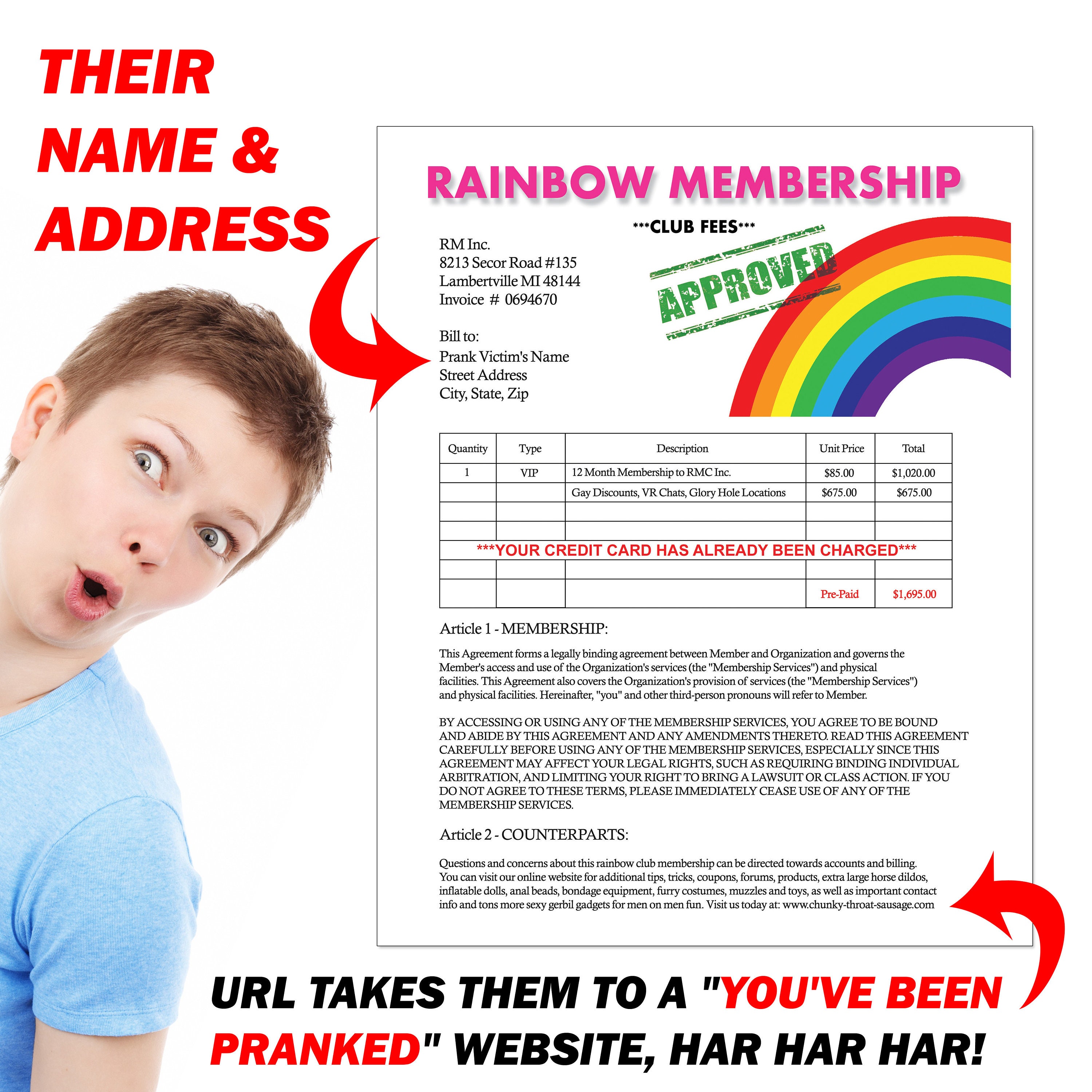 Coming Out of the Closet Prank Envelope Letter 100% Anonymous Sent ...
