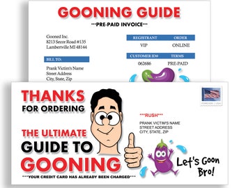 Odor Gag Prank Mail Letter 100% Anonymous Sent Directly to Your Friends ...