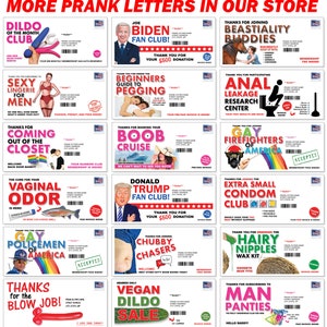 Pegging - Prank Mail Envelope Letter Joke - 100% Anonymous - Sent ...