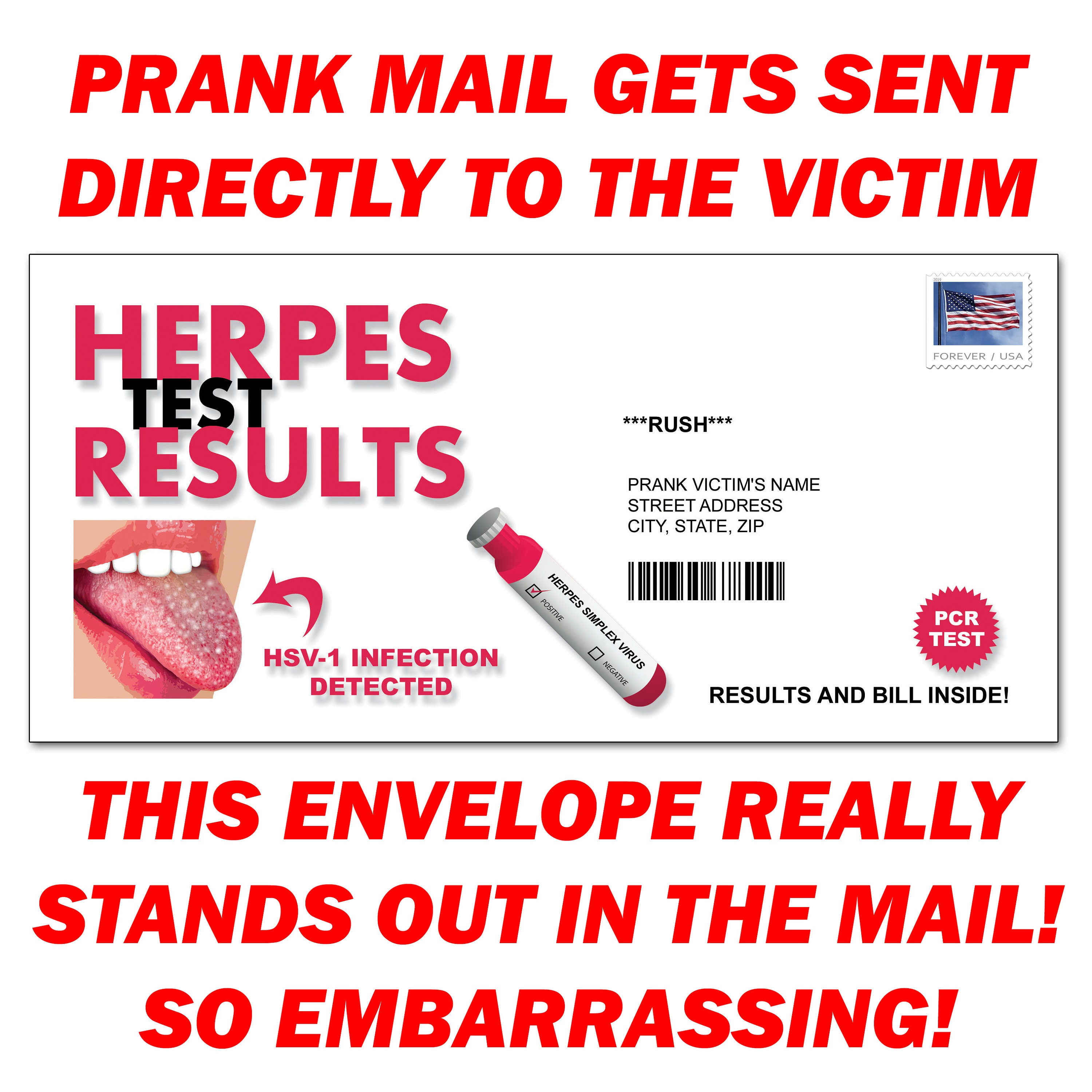 Herpes - Prank Mail Letter - 100% Anonymous - Sent Directly to Your ...