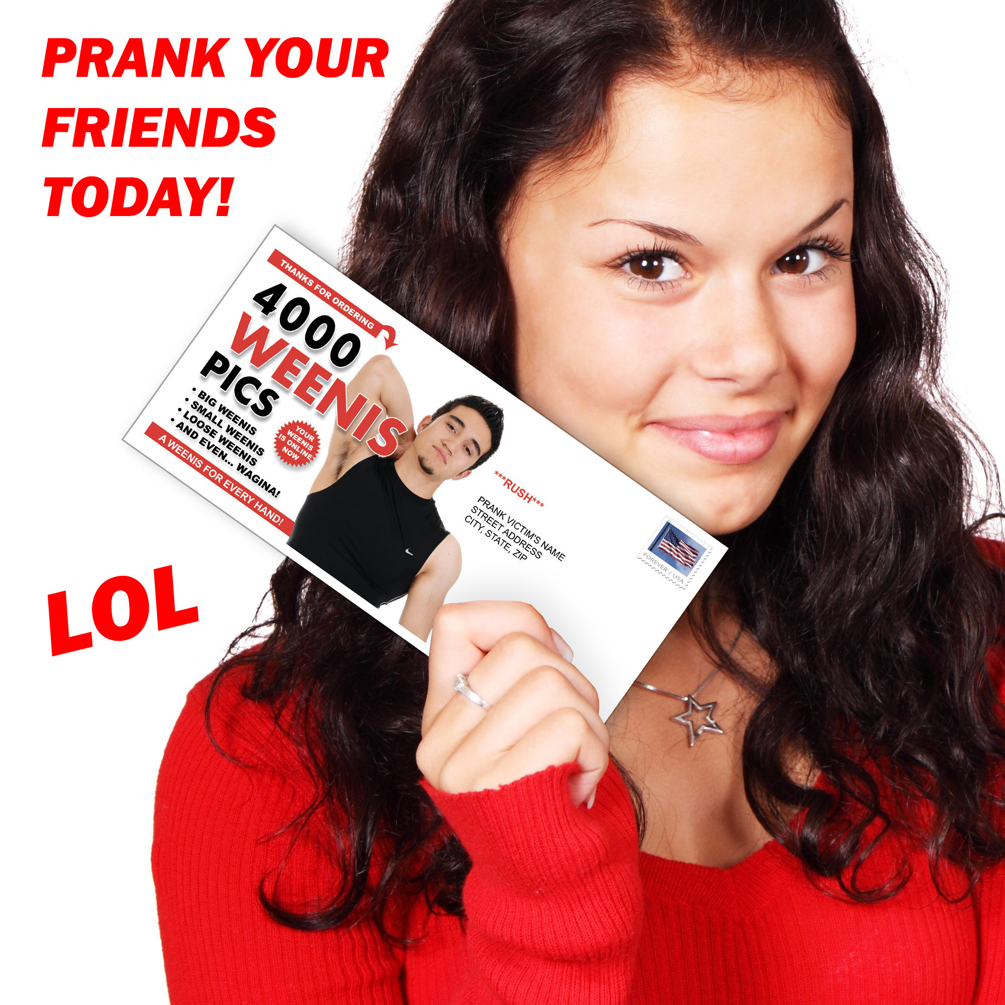 4000 Weenis Pics Prank Mail Letter 100% Anonymous Sent Directly to Your ...