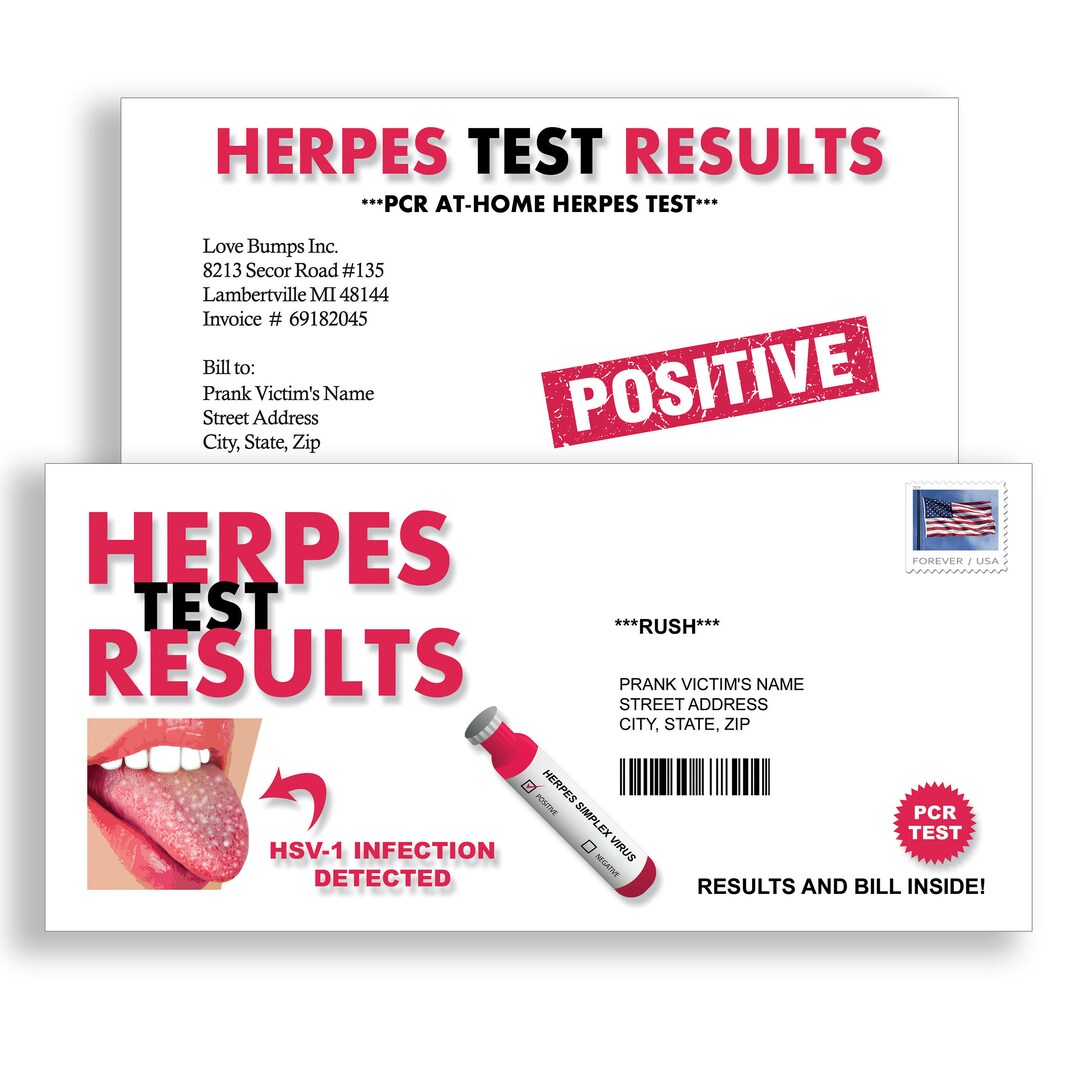 Herpes - Prank Mail Letter - 100% Anonymous - Sent Directly to Your ...