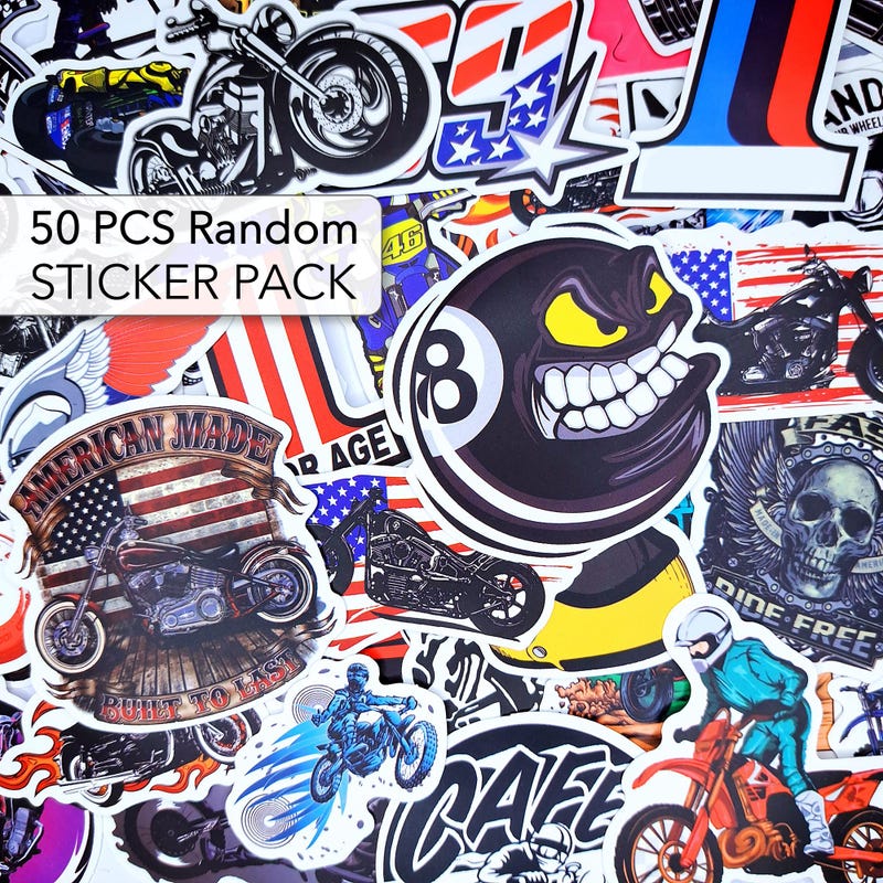 Motorcycle Helmet Decal - Etsy