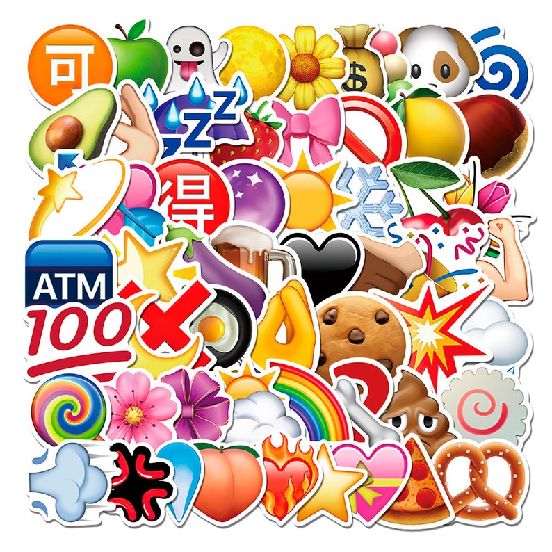 Funny Emoji Sticker Pack – Smiley Faces, Children Stickers & Teenage ...