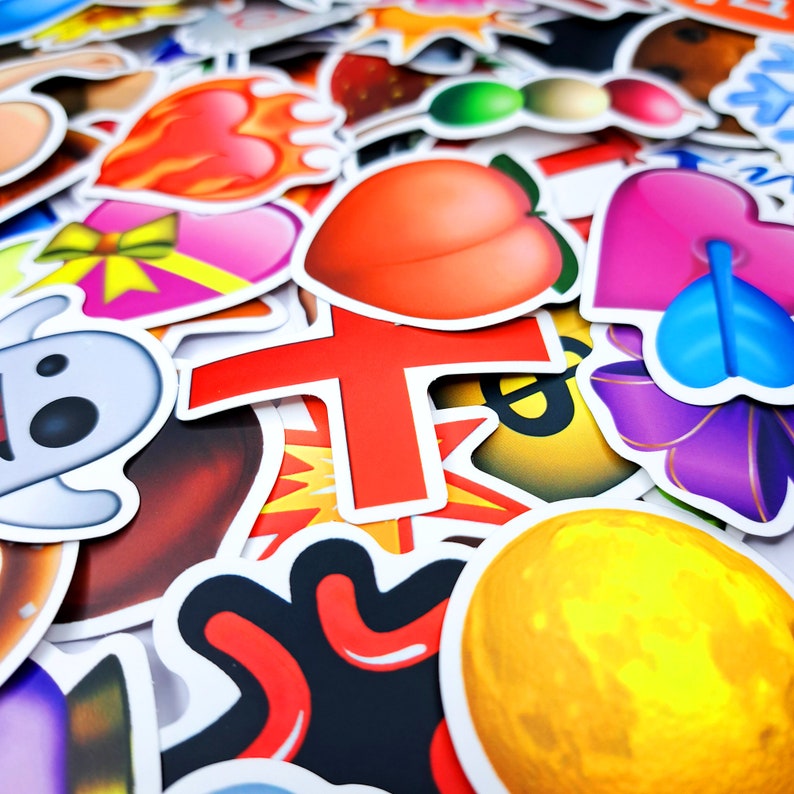 Funny Emoji Sticker Pack – Smiley Faces, Children Stickers & Teenage ...