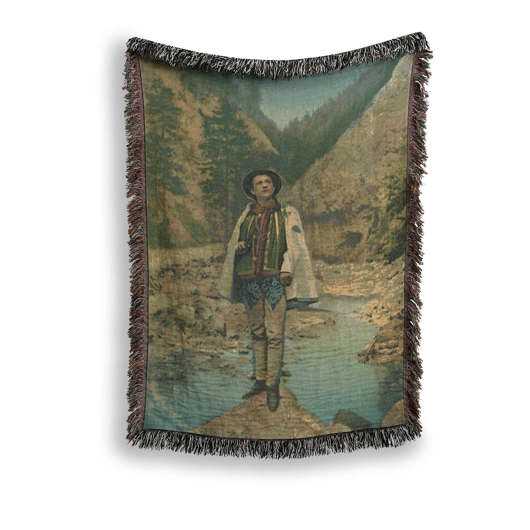Poland Tapestry Goral (tatra Highlander From Zakopane): Polish Kilim ...