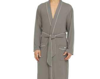 Redwood Tencel Mens Luxury Robe Night & Day Mens Robe Mens Robes Soft ...