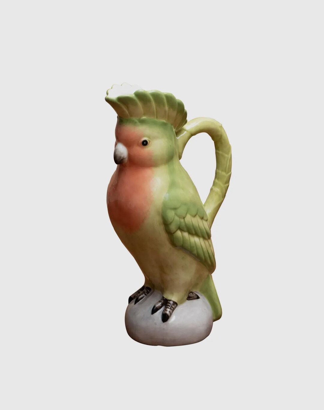 Ceramic Large Parrot Pitcher - Etsy