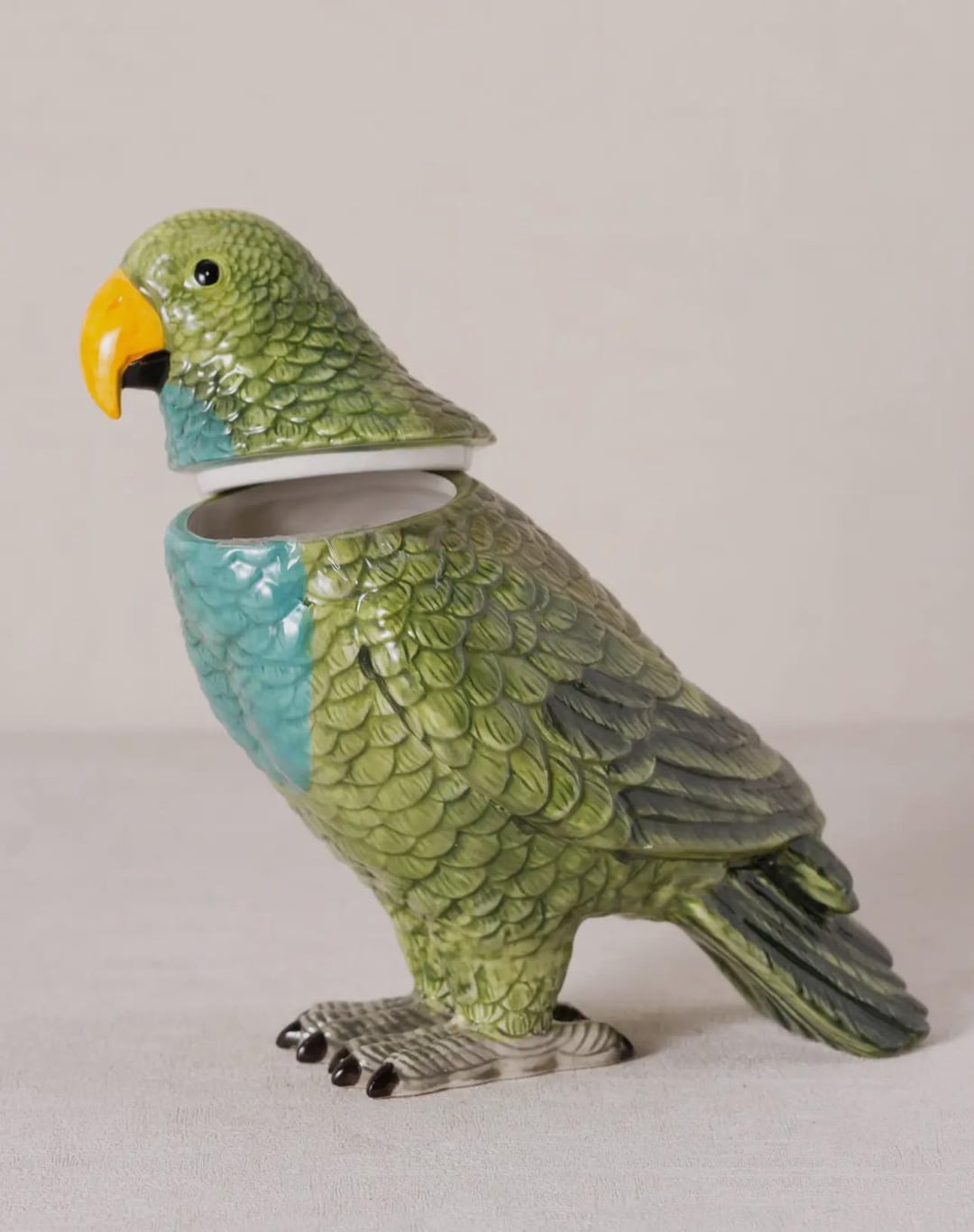 Parrot Jar Ceramic Unique Decor - Etsy